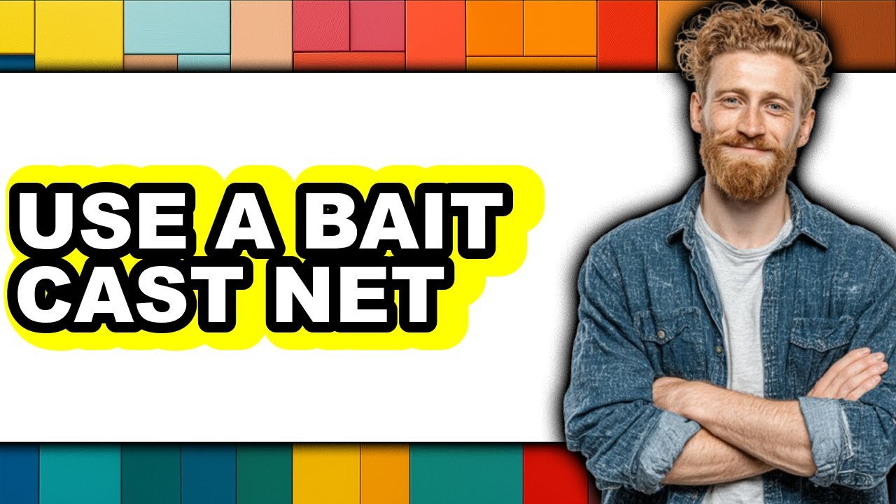 How to Use a Bait Cast Net - Step by Step - YouTube