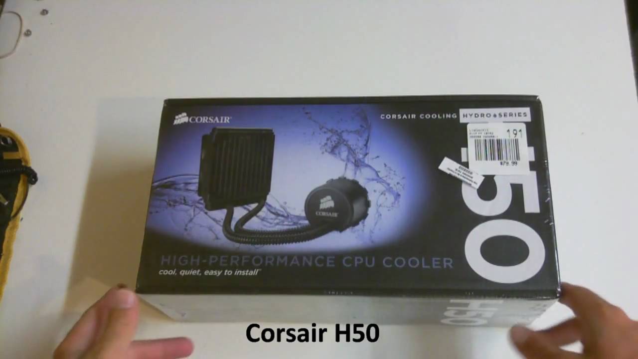 Corsair H50 unboxing and review HD 720p - YouTube
