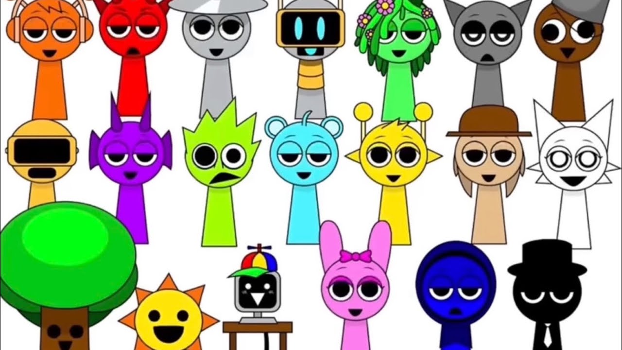 Every Sprunki character 🌈 - YouTube