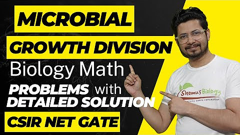 Biology Math problems for CSIR NET, GATE, ICMR JRF | Question and answers - YouTube