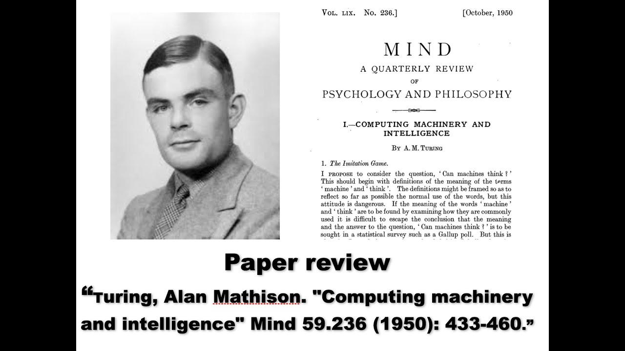 Data Science #8 - The Turing test by Turing Alan "Computing machinery ...