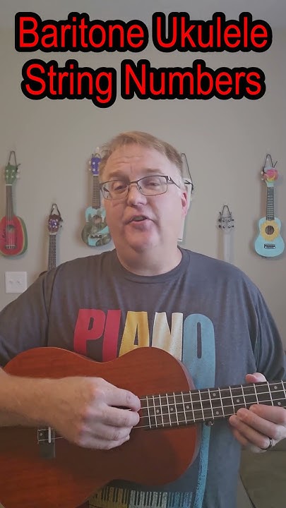 Baritone Ukulele String Numbers #musicteacher #baritoneukulele # ...
