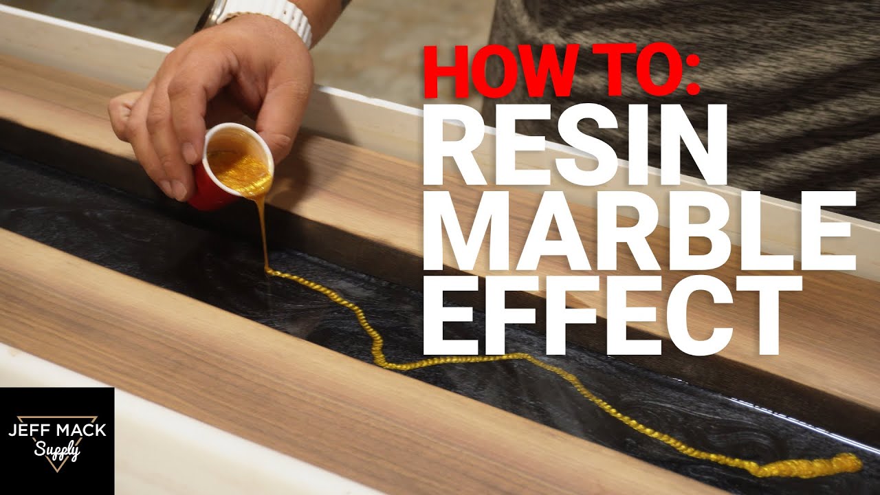 How To Create a Marbled Epoxy Resin Effect - YouTube