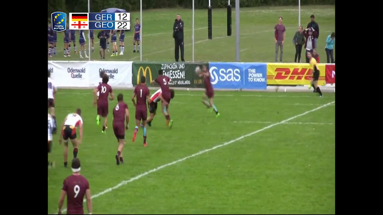 Georgian U18 7's Germany 2017 - YouTube