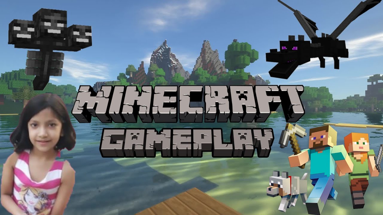 New monsters in Minecraft Nether Update | Funny gameplay by 9 year old ...
