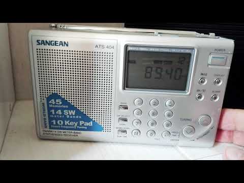 NATIONAL PANASONIC RF-829TB (1972 Made in Japan)& SANGEAN ATS-404 FM BAND TESTI