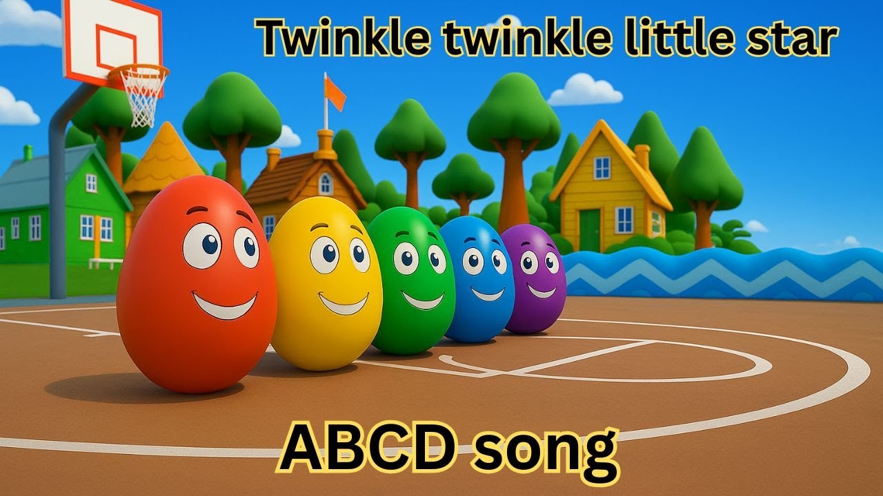 Surprise Egg ABCD phonic Song | twinkle twinkle little star | Nursery ...