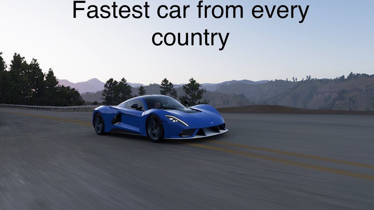 FH5: fastest car from every country in Forza - YouTube