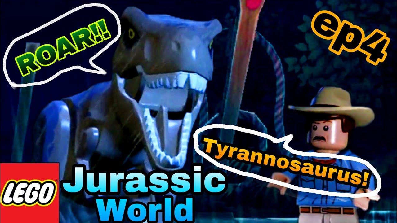 T-rex enclosure//Lego Jurassic world android gameplay \\episode 4 - YouTube