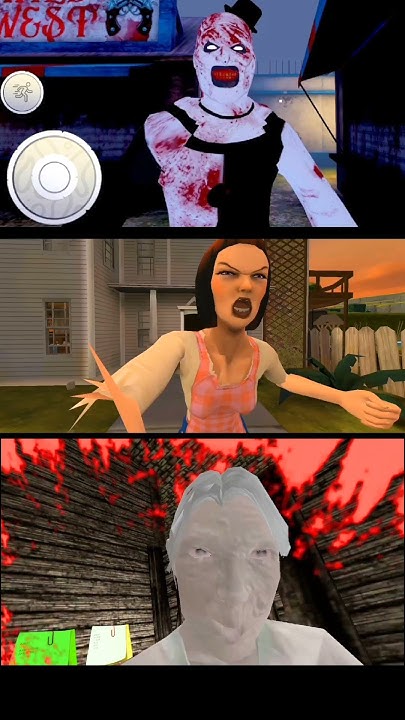 Evil Clown 🤡 vs Stepmother Emily vs Horror Kiss💋 #littlemaster #evilclown #horrorkiss2 # ...