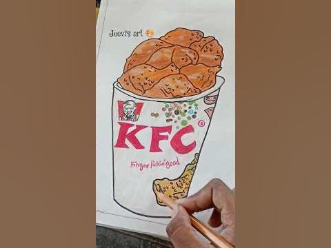 How to Draw KFC Logo #art #drawing #kfc #art #jeevisart #subscribelike ...