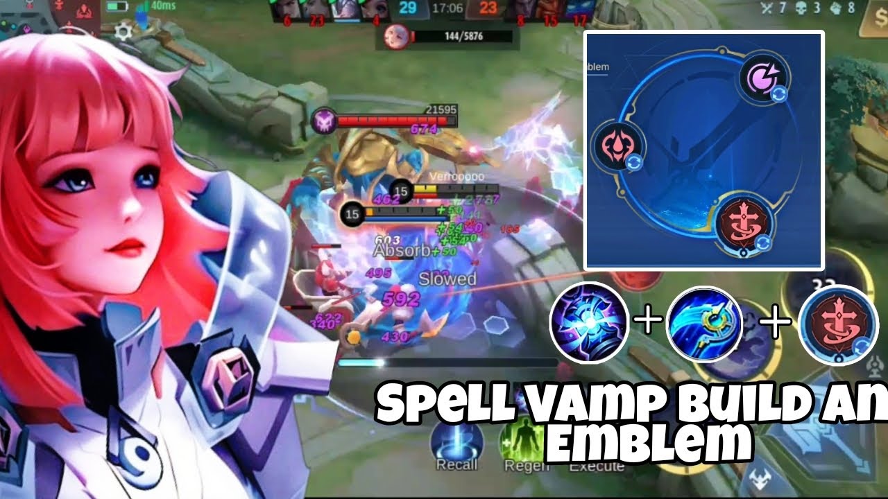 Build Spell Vamp + Set emblem spell Vamp - YouTube