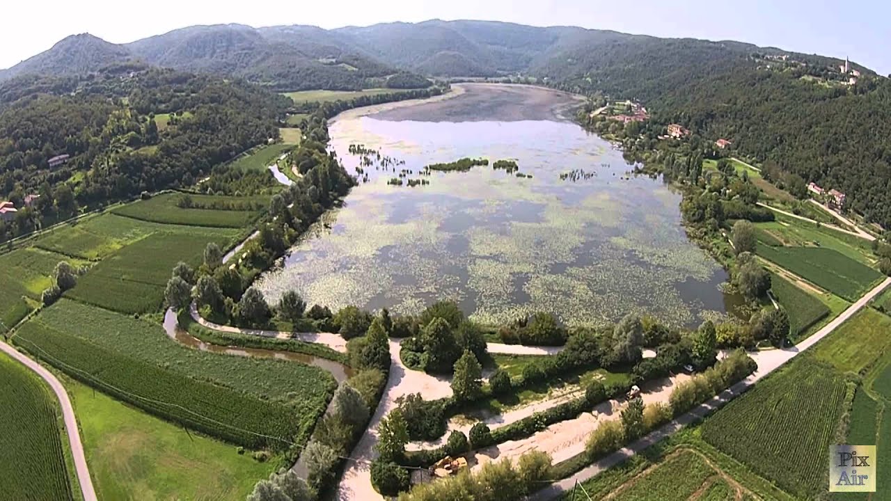 Lago di Fimon (VI) - riprese aeree con droni PixAir - YouTube