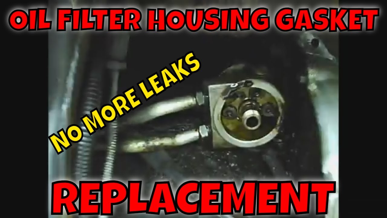 1995 CHEVY S-10 4.3 V6 OIL FILTER HOUSING GASKET REPLACEMENT - YouTube
