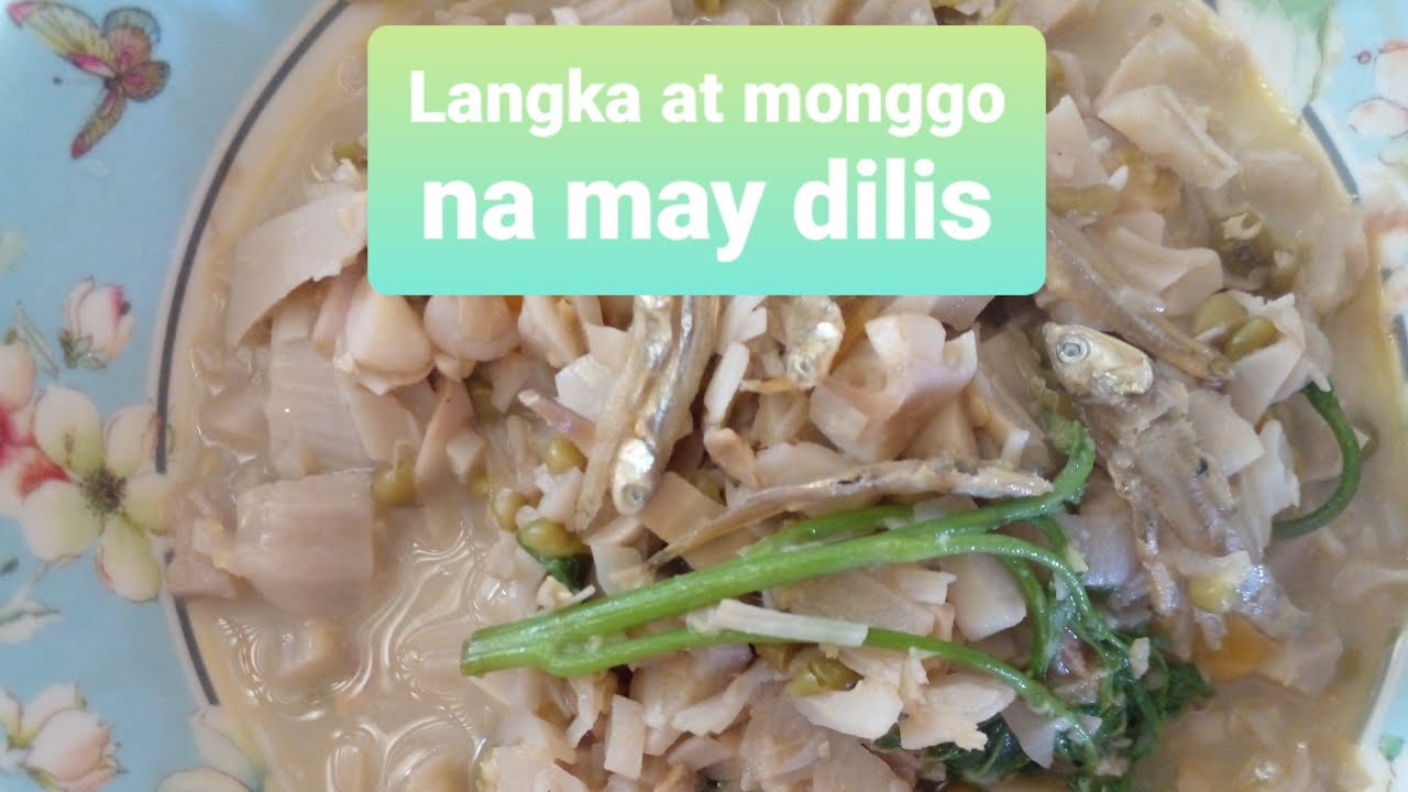 Lutong Bahay Langka at monggo na may dilis - YouTube