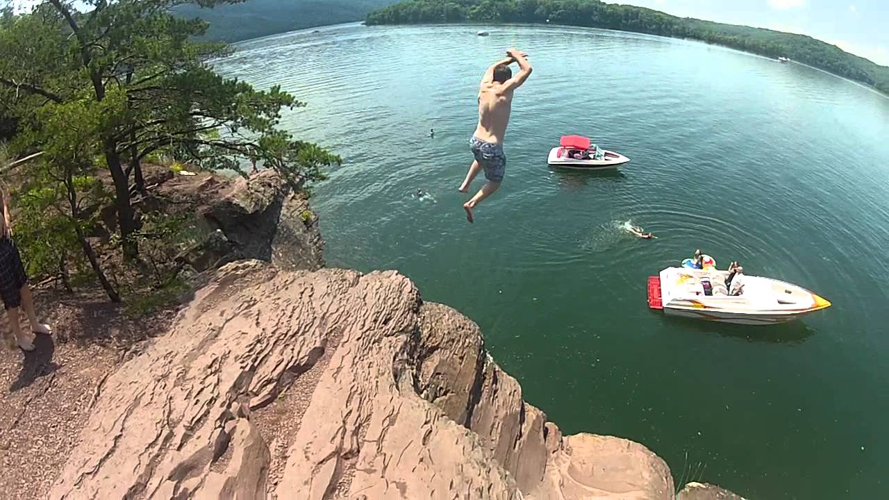 Rock Jump Raystown Lake - YouTube