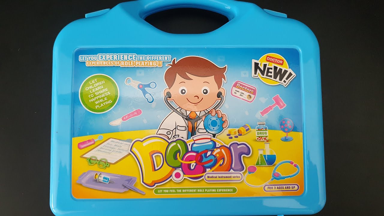 4 Minutes Satisfying With Unboxing Barbie Doctor Set ASMR - stethoscope ...