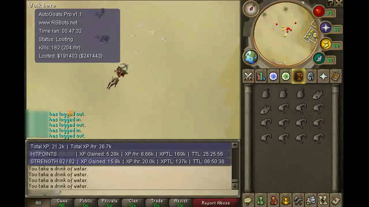Runescape Pure Guide While making Millions Bot! - YouTube