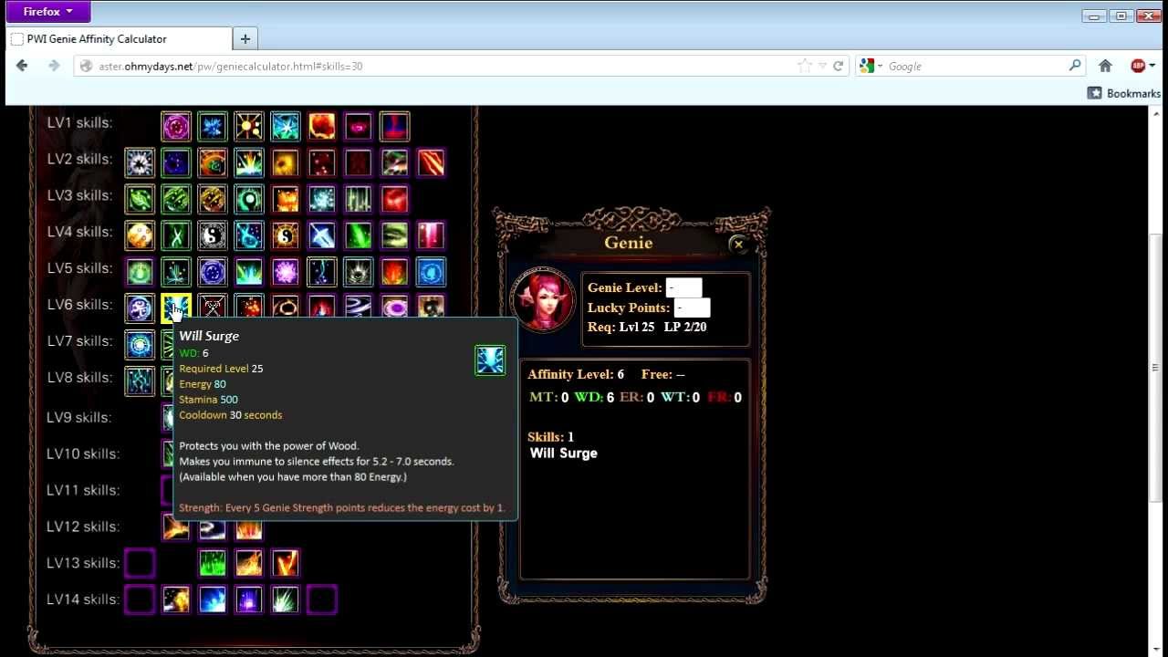 PWI | Guide to Archer Genies : Situational Skills [Part 1/3] - YouTube
