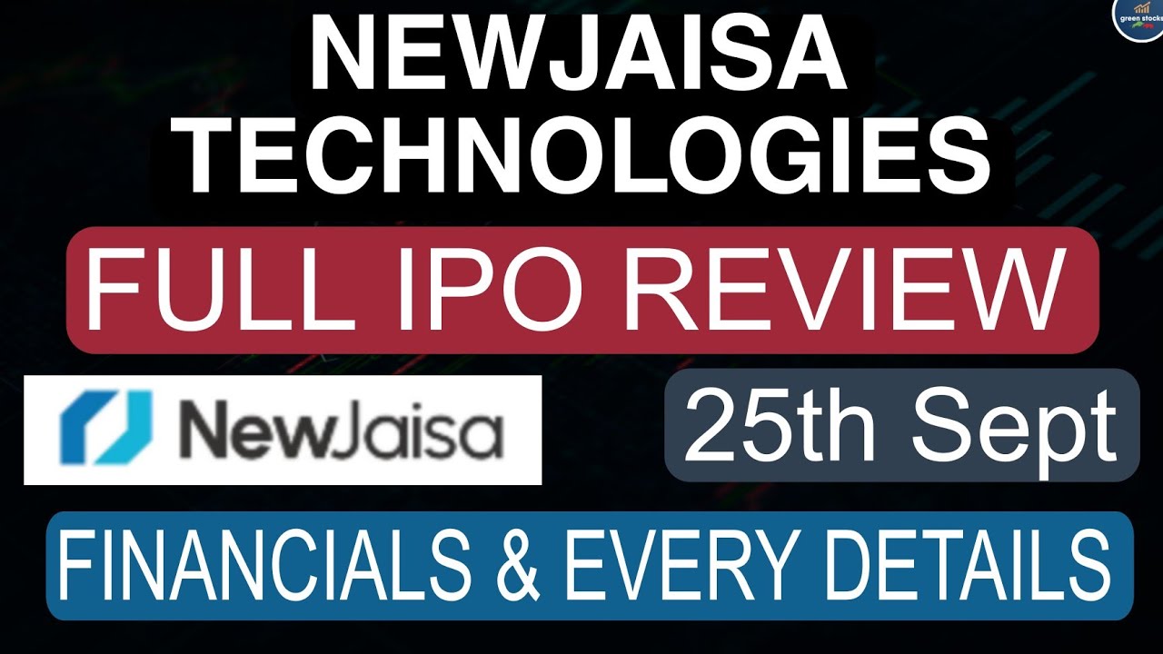 NEWJAISA TECHNOLOGIES IPO REVIEW ll Apply or Not? - YouTube