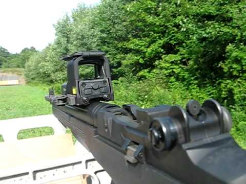 M1A SCOUT EOTECH FIRING - YouTube