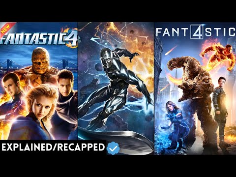 Fantastic Four 1+2+3 (2005-2015) | Fantastic 4 Trilogy Explained in English | Sci-Fi Movies Recap