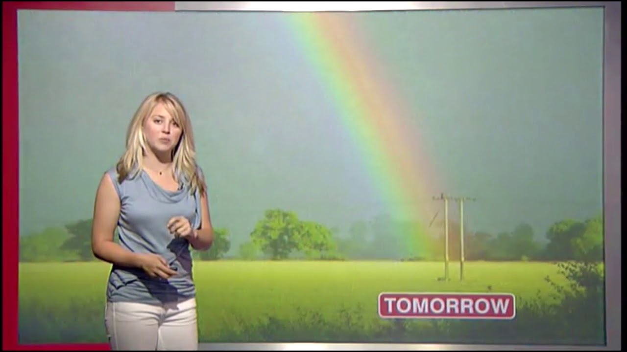 Wendy Hurrell BBC London news weather July 11th 2010 HD - YouTube