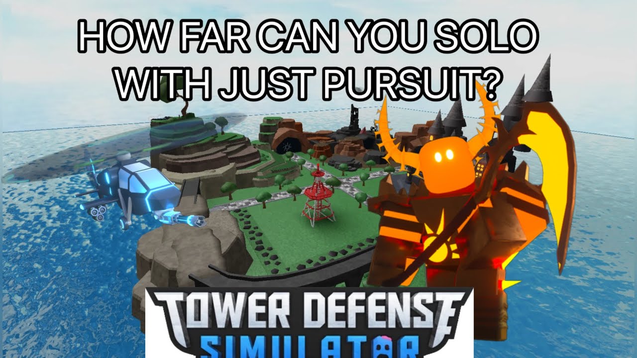 How far can you solo with pursuits only? TDS Roblox - YouTube
