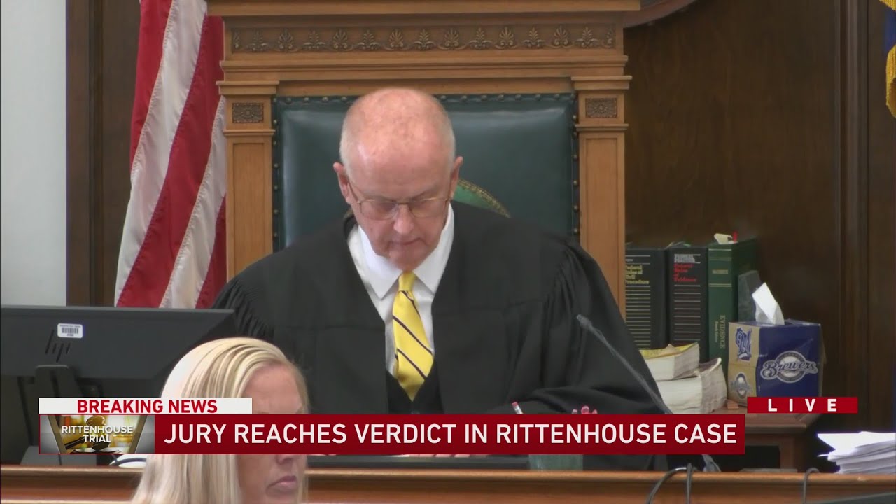 Jury delivers not guilty verdict in Kyle Rittenhouse case - YouTube