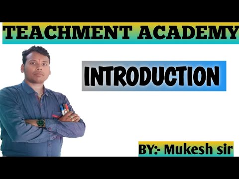 Introduction of TEACHMENT ACADEMY - YouTube