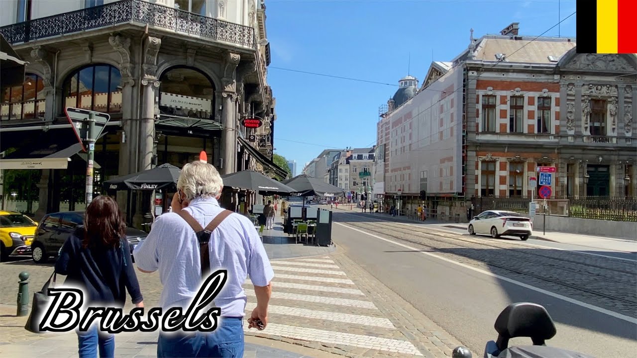 🇧🇪Brussels Summer Walk - Sablon District -【4K 60fps】 - YouTube