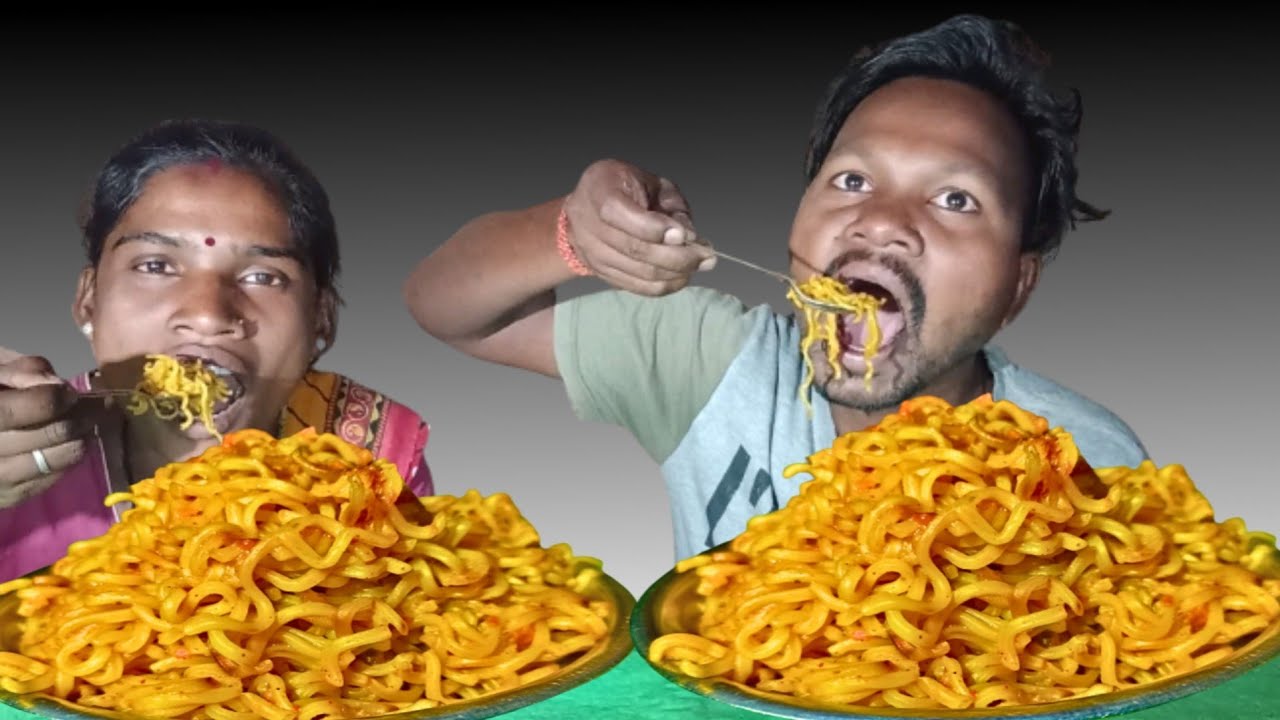 Eating 2+2 Pack Of Maggi 🥘🥘Masala Noodles Eating Competition | Indian ...