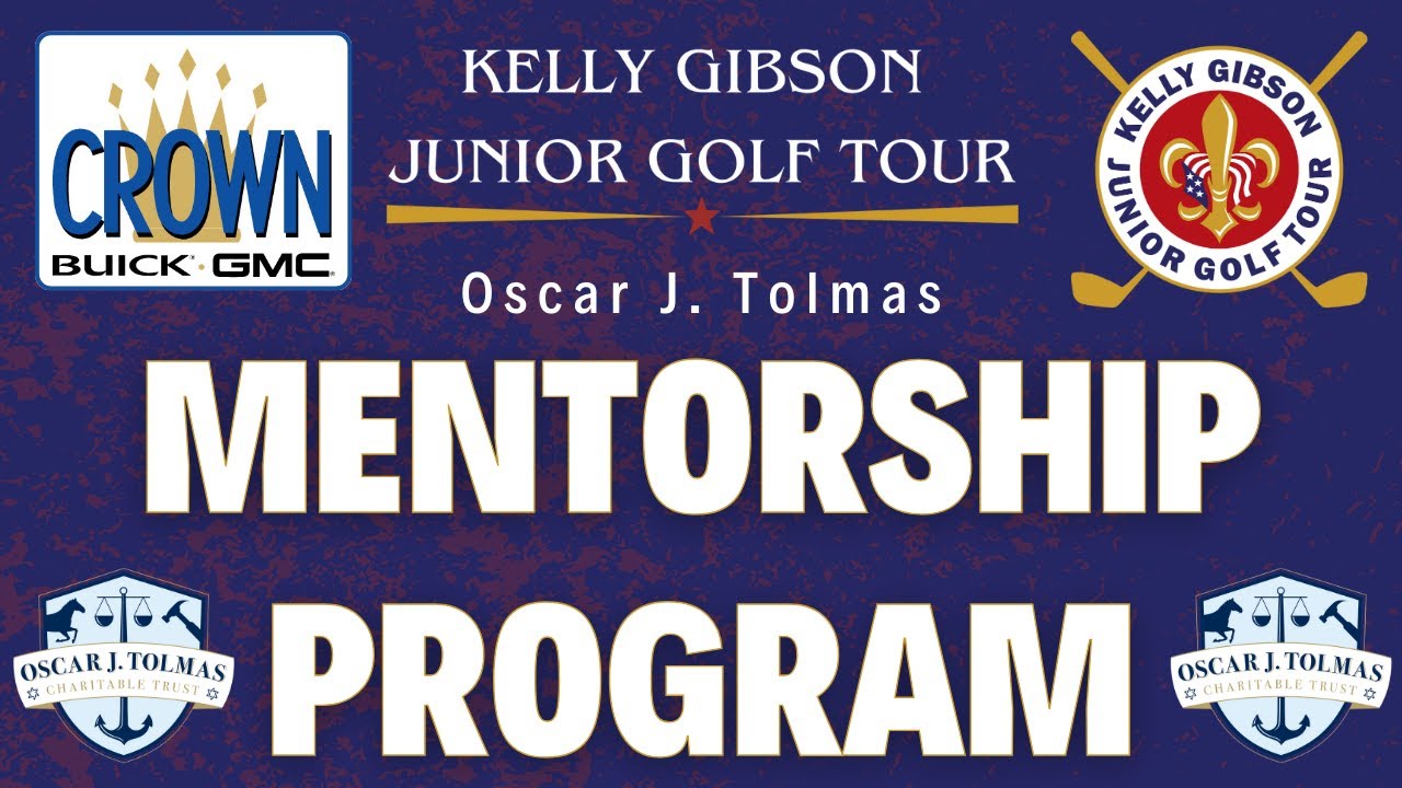 Kelly Gibson Junior Golf Tour Oscar J Tolmas Mentorship Program - YouTube