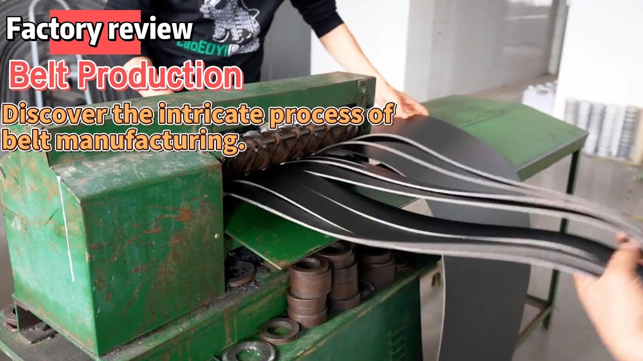 Behind the Scenes of Belt Production! 👜🌟 - YouTube
