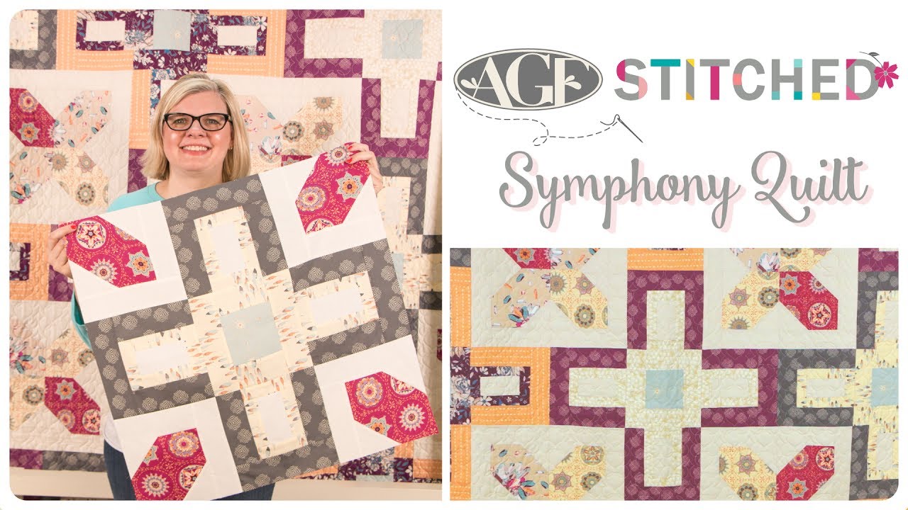 AGF Stitched Symphony Quilt Pattern: Easy Pattern Tutorial with ...