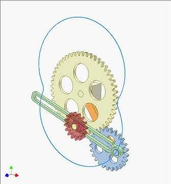 Gear and linkage mechanism 7 - YouTube