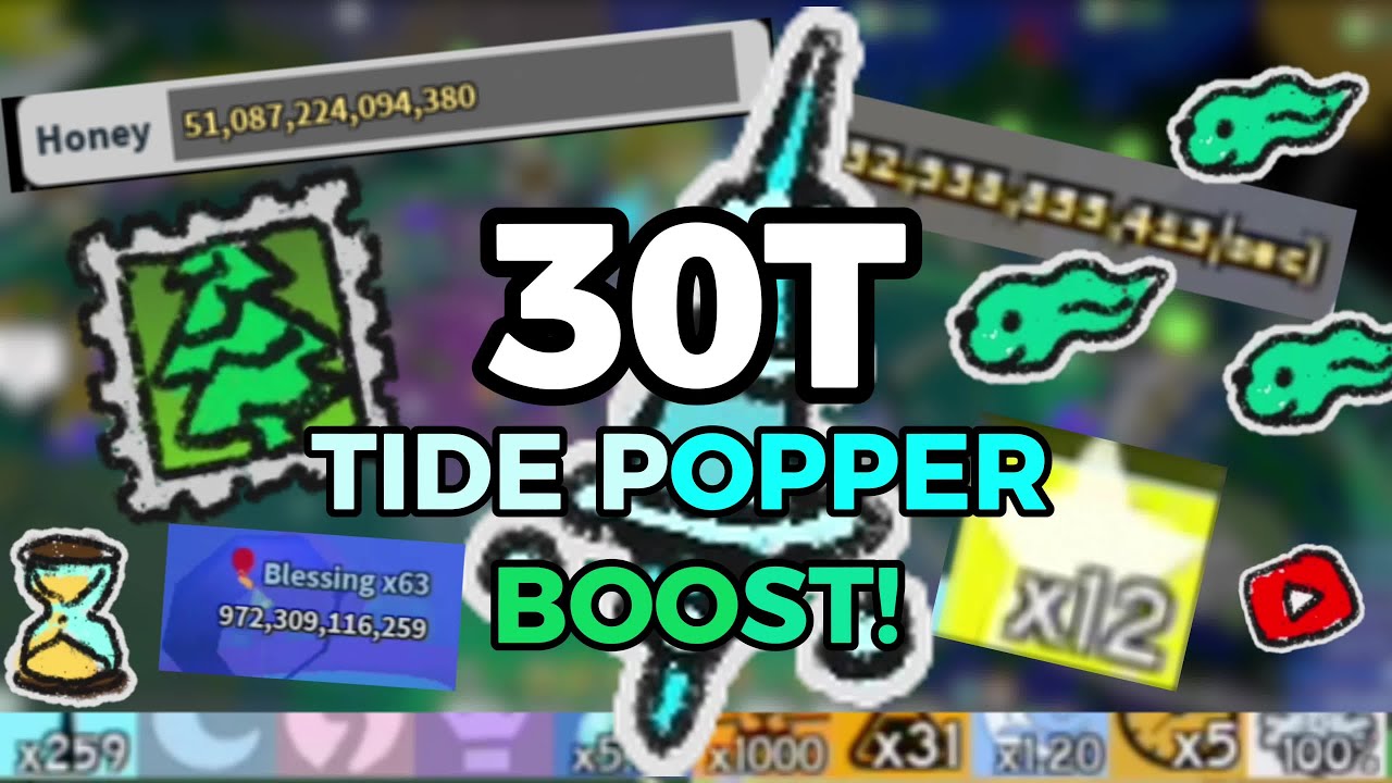 30T Blue hive boost with Tidepopper BSS - YouTube