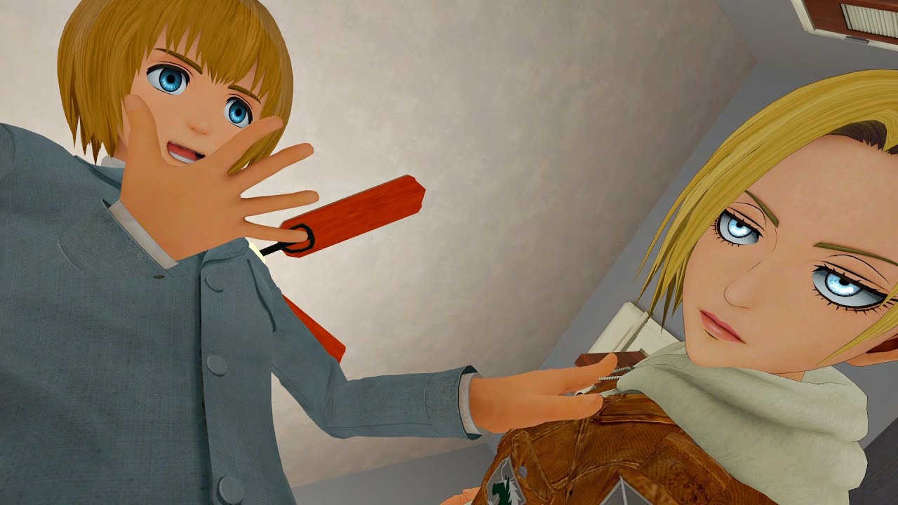 Armin wants Annie to do What... (AOT VR) - YouTube