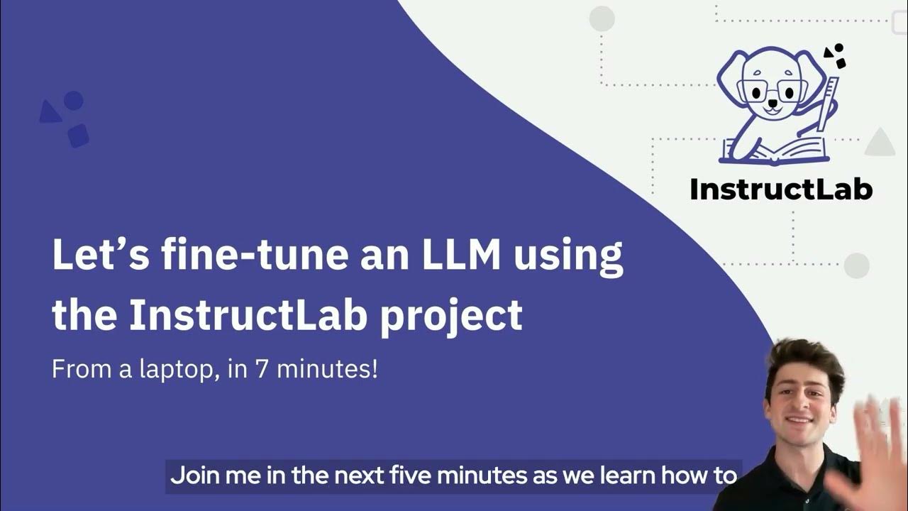 Let's fine-tune an LLM using the InstructLab project - YouTube