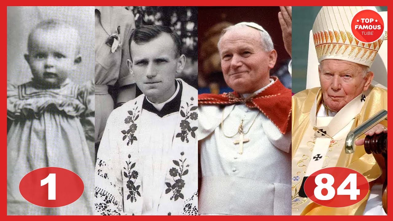 Pope John Paul II ⭐ Transformation From 1 To 84 Years Old - YouTube
