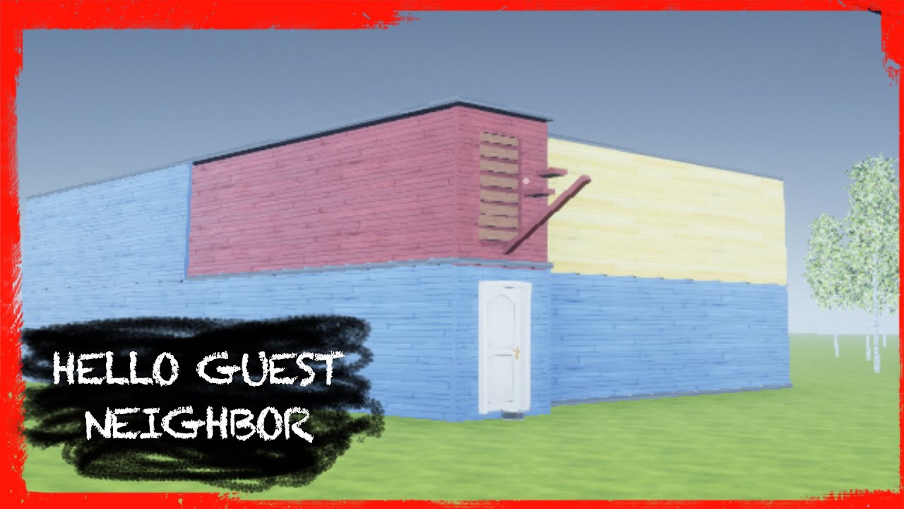 HELLO NEIGHBOR MOD KIT: HELLO GUEST NEIGHBOR - YouTube
