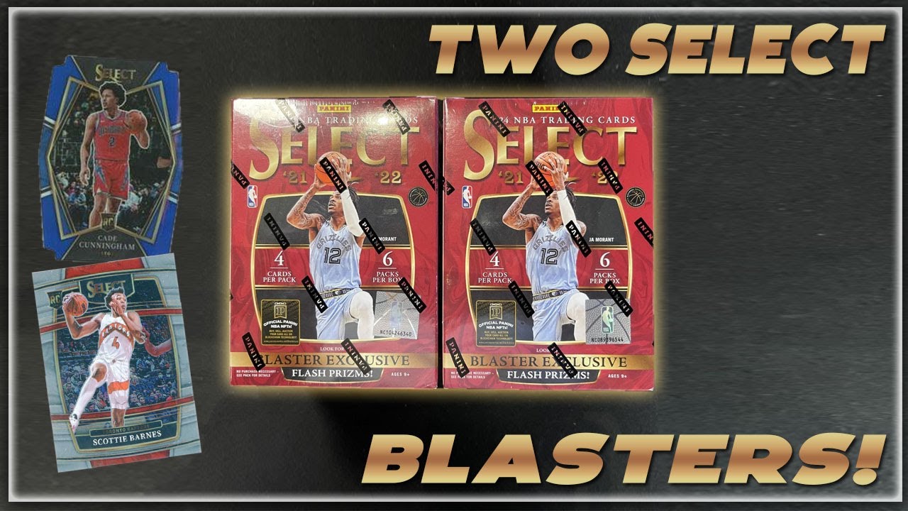 TWO 2021-22 NBA SELECT BLASTER BOXES!! CAN WE PULL SCOTTIE?! - YouTube