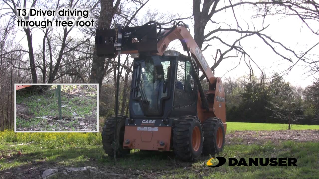 Danuser T3 Driver Driving Through Tree Root - YouTube