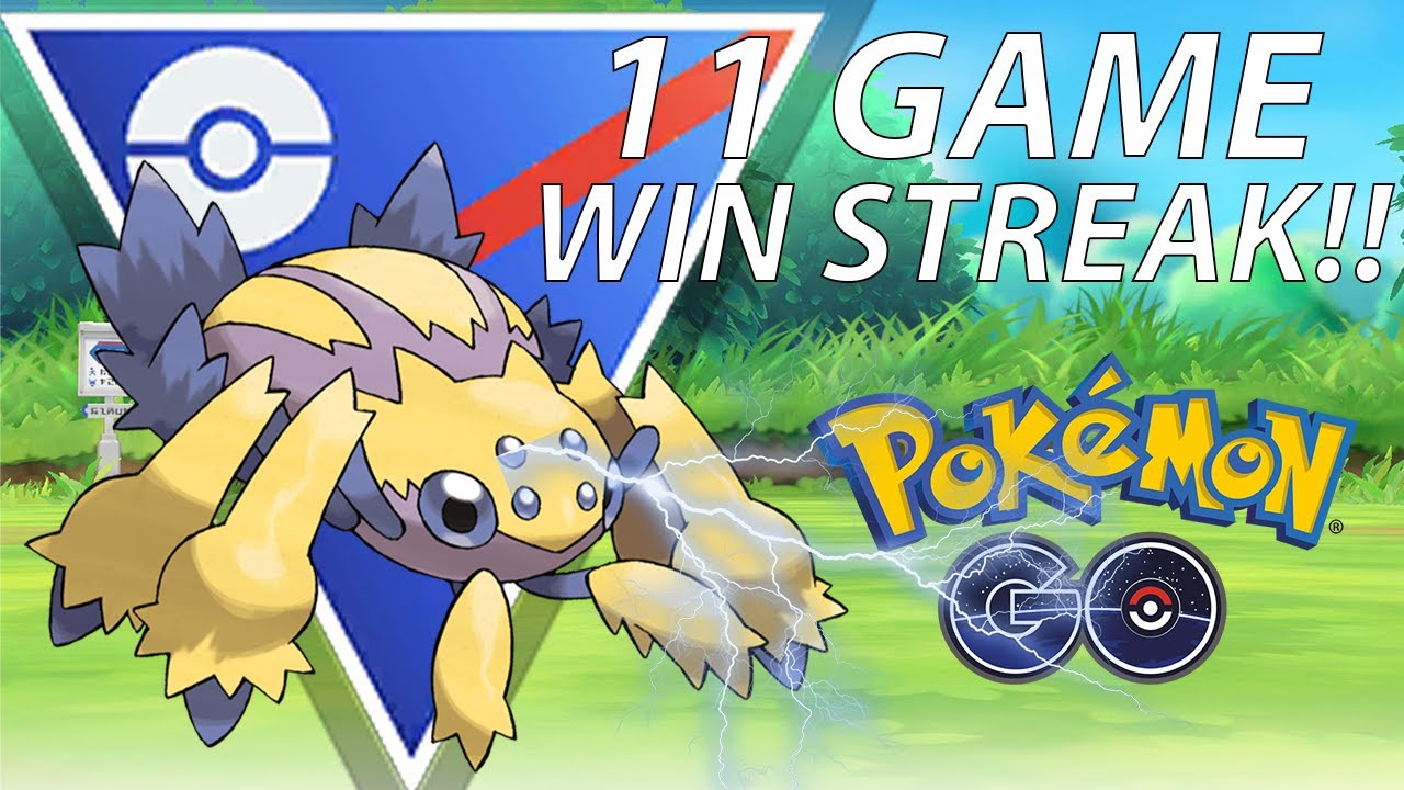 LIVE 11 GAME WIN STREAK WITH GALVANTULA!! POKÉMON GO BATTLE LEAGUE ...
