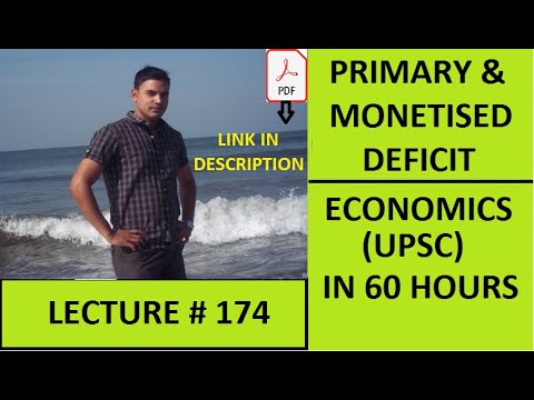 PRIMARY DEFICIT | MONETISED DEFICIT | RAMESH SINGH ECONOMICS | CHAPTER ...