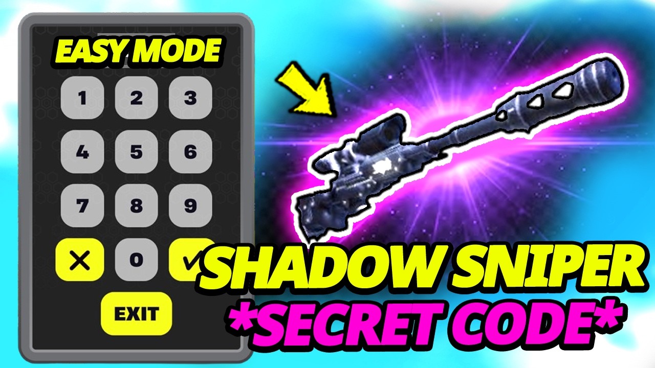 How to EASILY get SHADOW SNIPER SECRET CODE in Fortnite 1V1 WITH EVERY ...