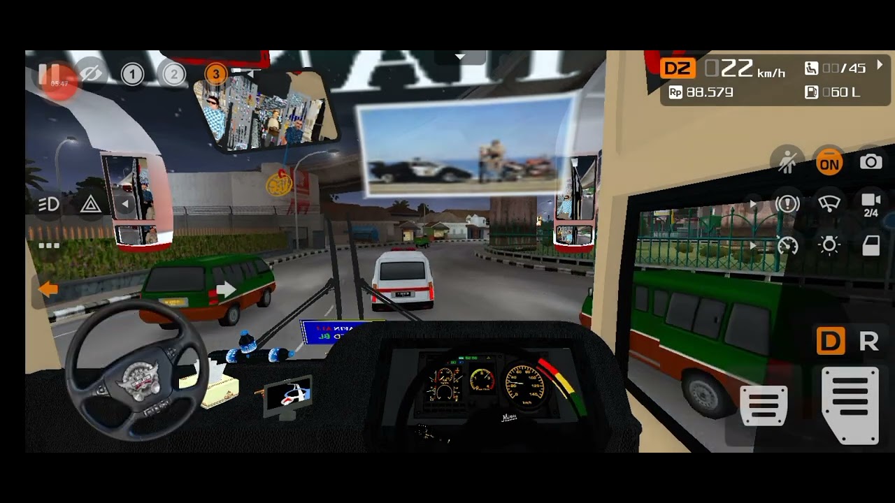 Hanif Hino ak1j bus Bus Simulator Indonesia - YouTube