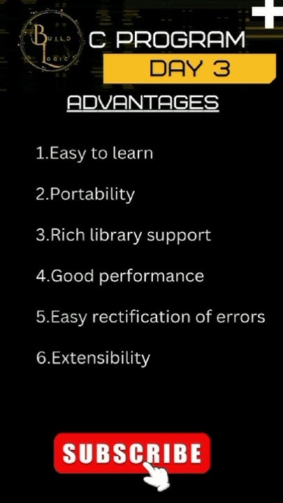 C program day3 advantages and disadvantages of c #shorts #trendingnews ...