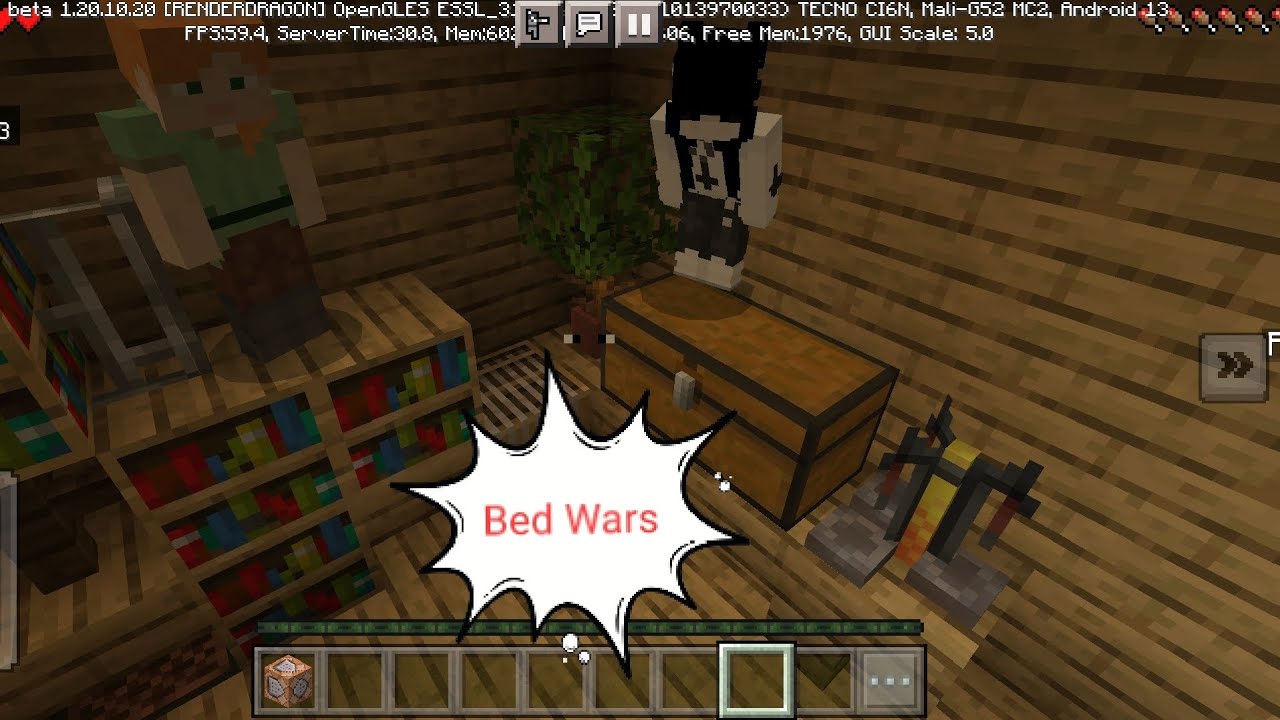 игра в Bed Wars - YouTube