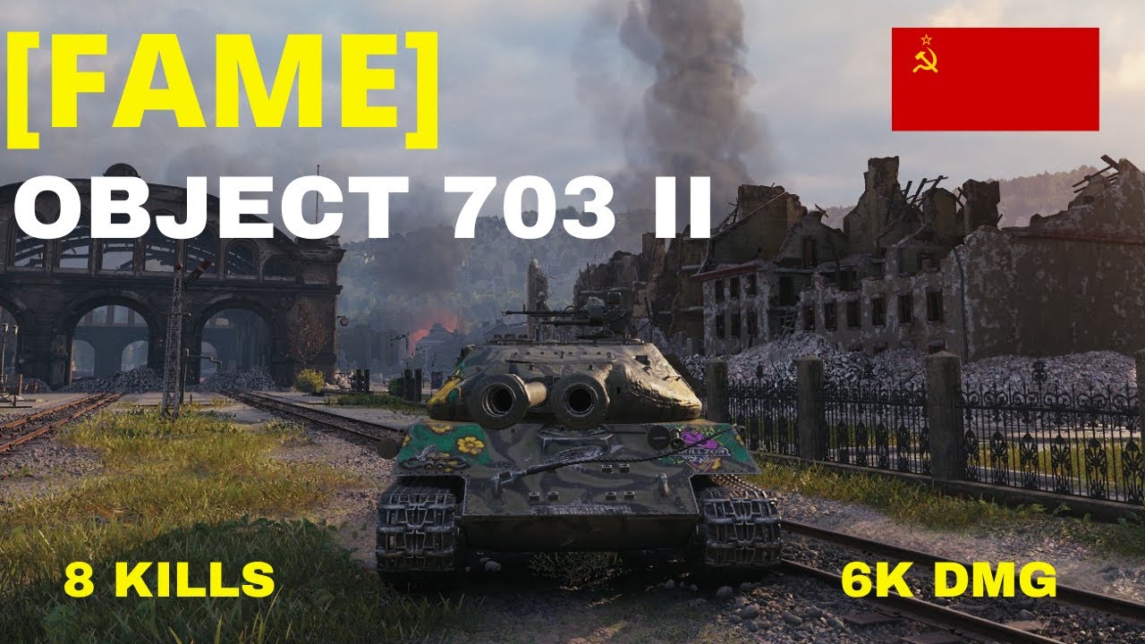 [ World of Tanks ] Fame Standard OBJECT 703 II Double barrel monster ...